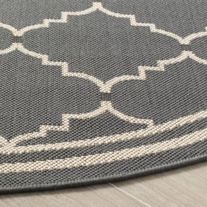 Tapis Gris/Neutre 160 X 160 cm Courtyard | Maisons du Monde