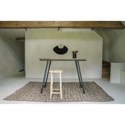 Tappeto in erba marina naturale nero 200x300 cm Seagrass | Maisons du Monde