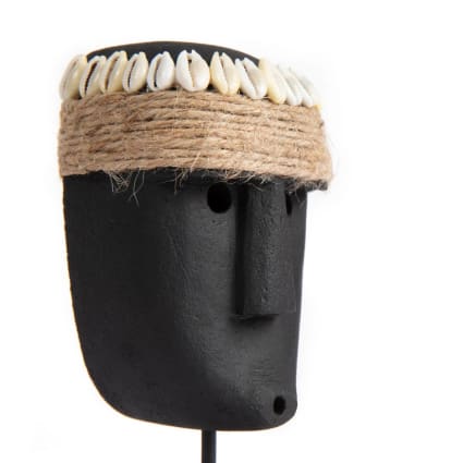 Statuetta in gres nera H16 cm Sumba | Maisons du Monde