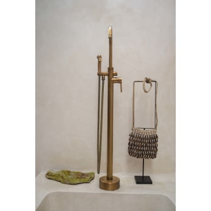 Oggetto decorativo in conchiglie naturale marrone H75 cm Shell ...