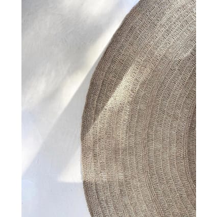 Tappeto in erba marina naturale 200x200 cm Seagrass | Maisons du Monde