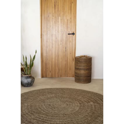 Tappeto in erba marina naturale 200x200 cm Seagrass | Maisons du Monde