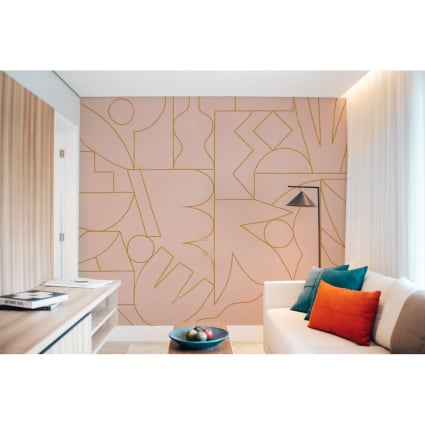 Carta da parati panoramica Fragments, Beige 170 x 250cm | Maisons du Monde