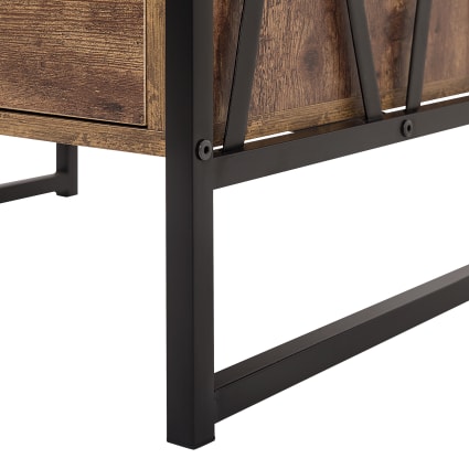 Mobile con 3 ripiani 101 cm Marrone scuro Keene | Maisons du Monde