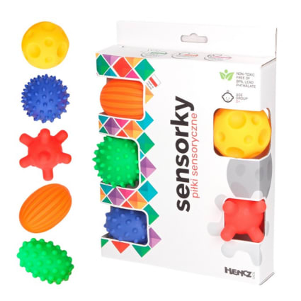 Balles sensorielles montessori coffret 5 Naissance Senso | Maisons du Monde