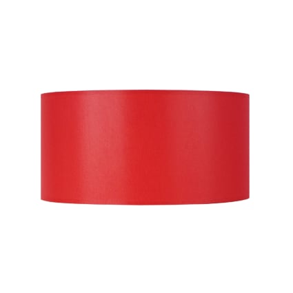 Abat-jour pour lampe tela Alt.19cm rojo Cylindrique 35 | Maisons du Monde