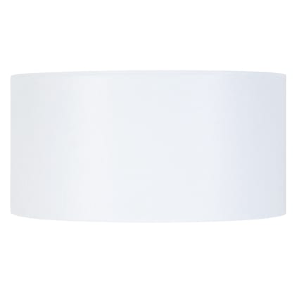 Abat-jour pour lampe tela Alt.19cm blanco Cylindrique 35 | Maisons du Monde
