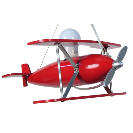 Suspensión d'enfant madera Alt.74cm aluminio ;Pantalla: rojo Avion ...