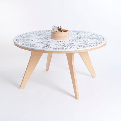 Drawin’table® XXL – Mesa de dibujo infantil de madera – 90 cm | Maisons ...