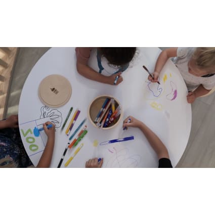 Drawin’table® XXL – Mesa de dibujo infantil de madera – 90 cm | Maisons ...