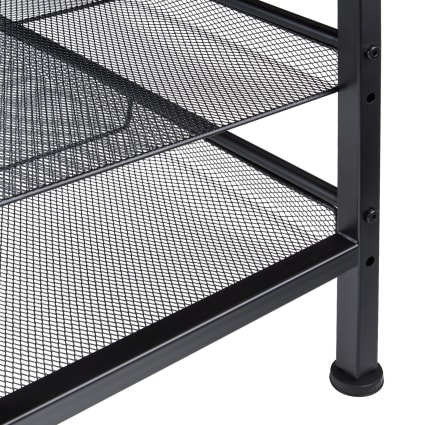 Scarpiera stile industriale 75,5 x 30,5 x 45,5 legno chiaro | Maisons ...