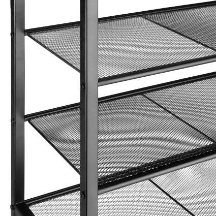 Scarpiera stile industriale 100 x 30,5 x 72,5 legno chiaro | Maisons du ...