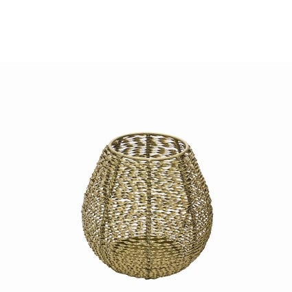 Dekoratives Windlicht aus Eisen H15, Gold Crown | Maisons du Monde