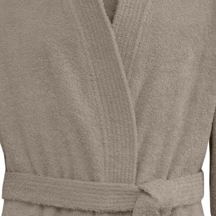 Albornoz unisex de 420 g/m² Antracita XXXL Luxury | Maisons du Monde