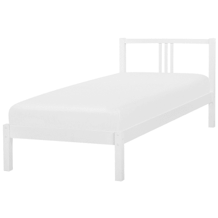 Lit simple en bois blanc 90x200 Vannes | Maisons du Monde