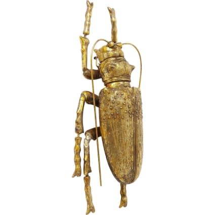 Wanddeko Käfer aus Polyresin, gold, H27cm Beetle | Maisons du Monde