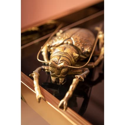 Wanddeko Käfer aus Polyresin, gold, H27cm Beetle | Maisons du Monde