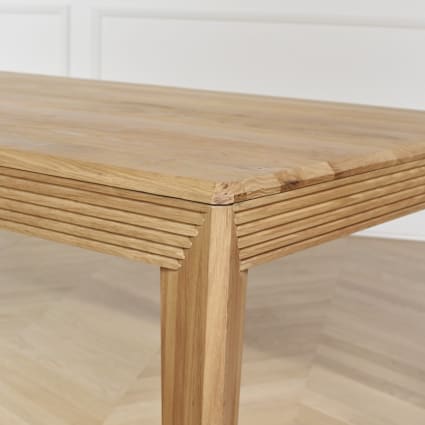 Table rectangulaire en chêne, 10 couverts teinte claire Taylor ...