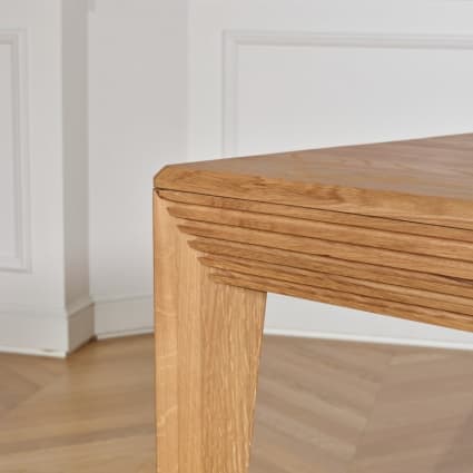 Table rectangulaire en chêne, 10 couverts teinte claire Taylor ...
