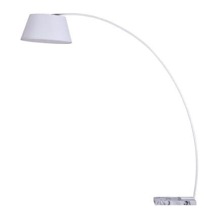 Lampadaire en métal blanc H205 x L160 x P50 Moines | Maisons du Monde