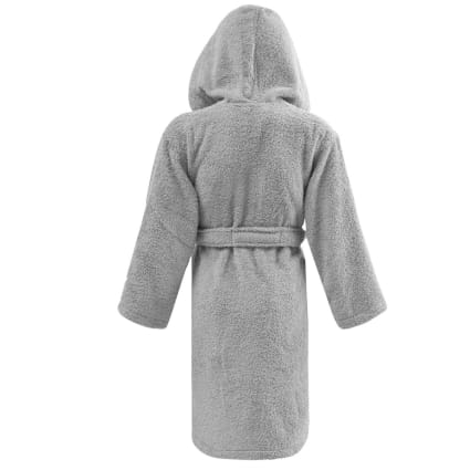 Albornoz infantil con capucha 400 g/m² Gris perla 12/14 años STUDIO ...