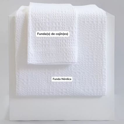 Funda nórdica Geométrico 100% Algodón Blanco Cama 135/150 cm (240 x 22 TANA | Maisons du Monde