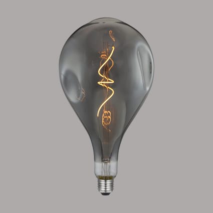 Bombilla LED vintage, gris humo, 5W 110Lm, E27, 1800K | Maisons du Monde