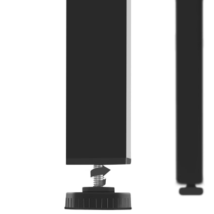 Comodino stile industriale 40 x 40 x 55,5 cm legno chiaro Bradford ...