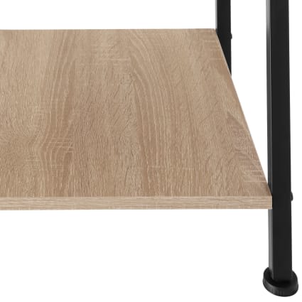 Comodino stile industriale 40 x 40 x 55,5 cm legno chiaro Bradford ...
