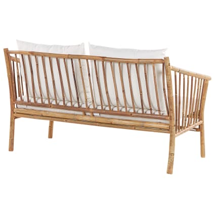 Conjunto de jardín 4 personas de madera de bambú marrón Maggiore ...