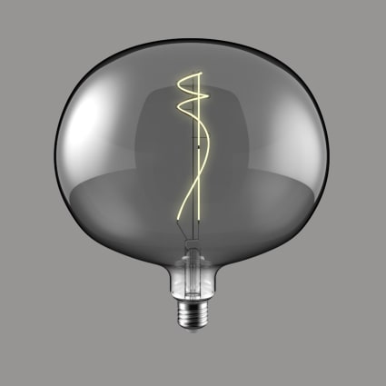 Lampadina LED Ellipse 220 vintage grigio fumè 10W 470Lm E27 1800K HIGH ...