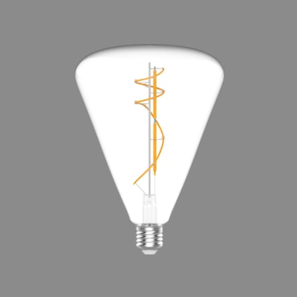 Bombilla LED vintage cono transparente 10W 1100Lm E27 2700K HIGH FLUX ...