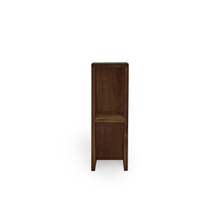 Ensemble 2 tables de chevet en bois de sapin marron 20x60cm Lina ...