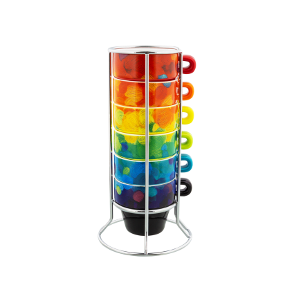 Tassenturm ristretto, Edelstahl 18 x 0 x 0 cm mehrfarbig Café stretto ...