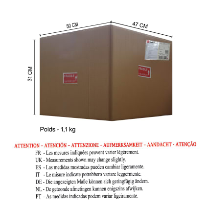 Lampada da tavolo legno ;Alt.54cm natural ;Paralume: écru Vili ...