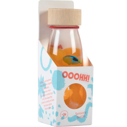 Bottiglia sensoriale sonora Blue Tang 14x4 cm Senso | Maisons du Monde