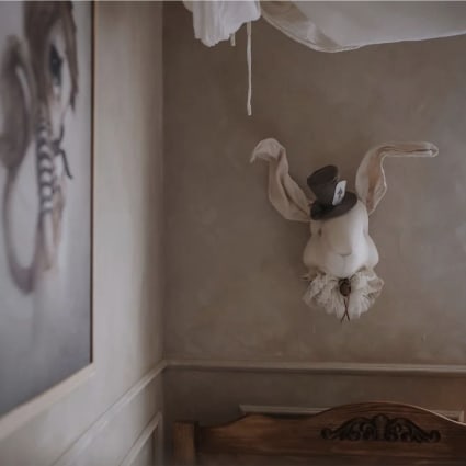 Déco murale chambre enfant en lin 65x25 cm Maison sevira | Maisons du Monde