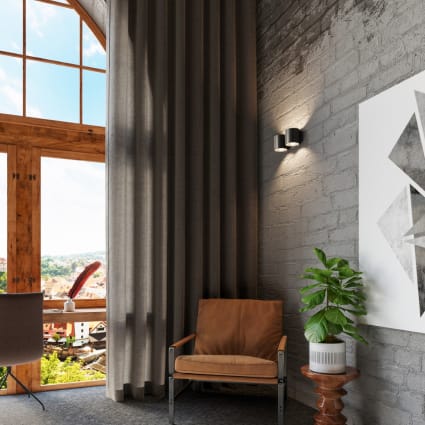 Applique Aluminium Noir G9 2 Orbis Orbis | Maisons du Monde
