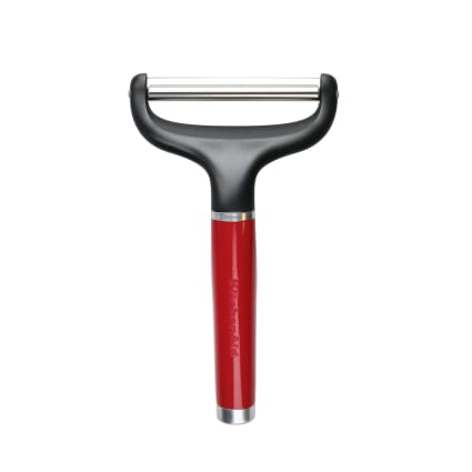 Couteau Éplucheur pour Fromages en Inox Rouge Cerise et Noir Kitchenaid ...