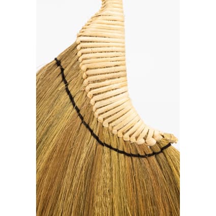 Scopa decorativa in erba naturale H110 cm Raffia | Maisons du Monde
