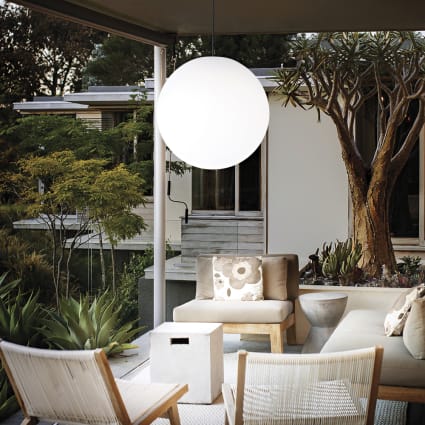 Sospensione Moderna Sole Alluminio Bianco 1 Luce E27 D40Cm | Maisons du ...