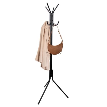 Perchero de metal negro con 8 ganchos 62x62x178cm B&b home | Maisons du ...