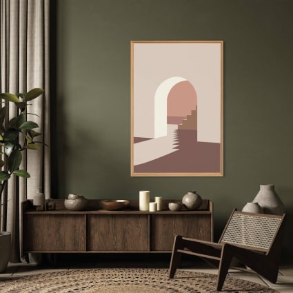 Tableau mural encadré escaliers 65x97 Architecture | Maisons du Monde