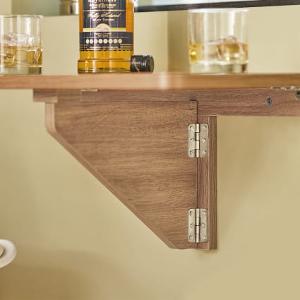 Tavolo a muro pieghevole marrone in mdf | Maisons du Monde
