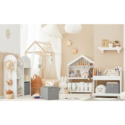 Portant Vêtements effet bois blanc | Maisons du Monde