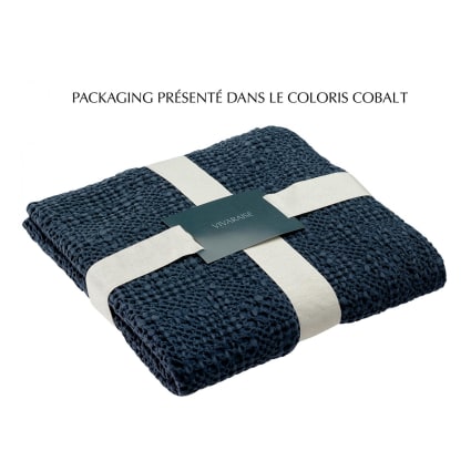 Plaid stonewashed en coton touareg 140 x 200 cm Tana | Maisons du Monde