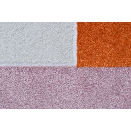 Geometrischer Teppich mit kurzem Flor - bunt - 120x160 cm MEMPHIS ...