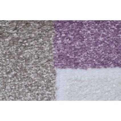 Geometrischer Teppich mit kurzem Flor - bunt - 120x160 cm MEMPHIS ...
