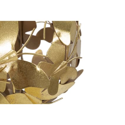 Sculpture en métal doré Ø 19,5x40,5 cm Farfalle | Maisons du Monde