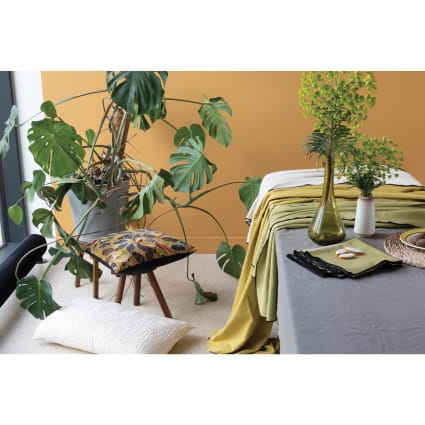 Nappe recyclée en coton badiane 140 x 140 cm Grace | Maisons du Monde